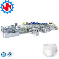 Quality 600Pcs/Min Baby Pull-Ups Diaper Training Pants Making Machine Full Servo Smart for sale