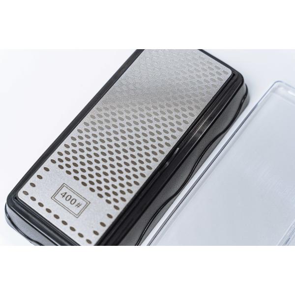 Quality 400 / 1000 Grit Diamond Sharpening Stone Knife Polish Double Sided for sale