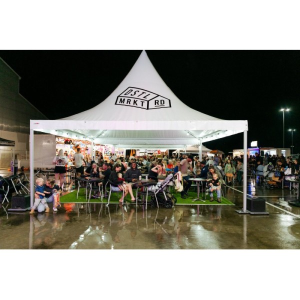 Quality Luxury Pagoda Marquee Tent Durable Aluminum Frame And Clear Roof Panels for sale