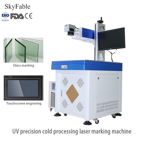 Quality Contactless UV Laser Engraver Machine For Ceramic Glass Optical Lens LOGO for sale