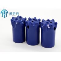 Quality Precision Tapered Button Bit Short Skirt Carbide Steel Drill Bit with Custom Button Number 7°/11° Taper for sale