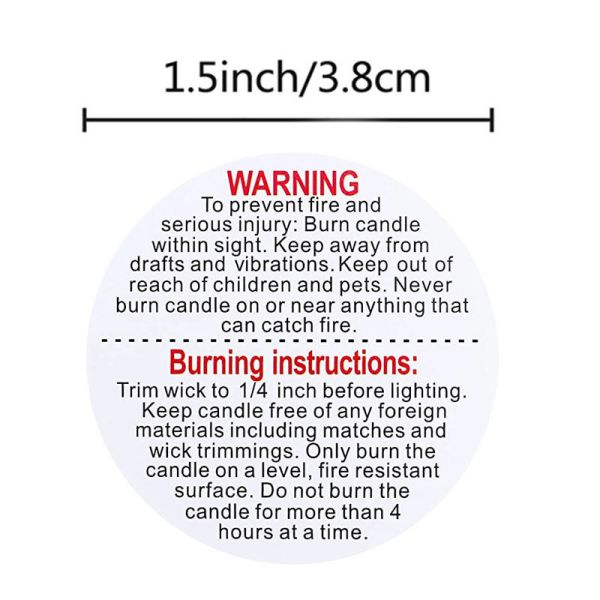 Quality Warning Attention PVC Label Sticker For Shipping Transportation for sale