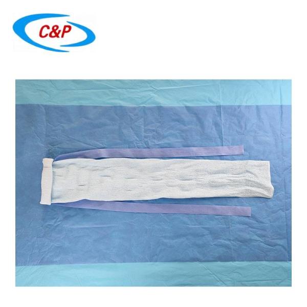 Quality Stretchable Disposable Medical Supplies Bilaminate Stockinette With Pulling Ties for sale