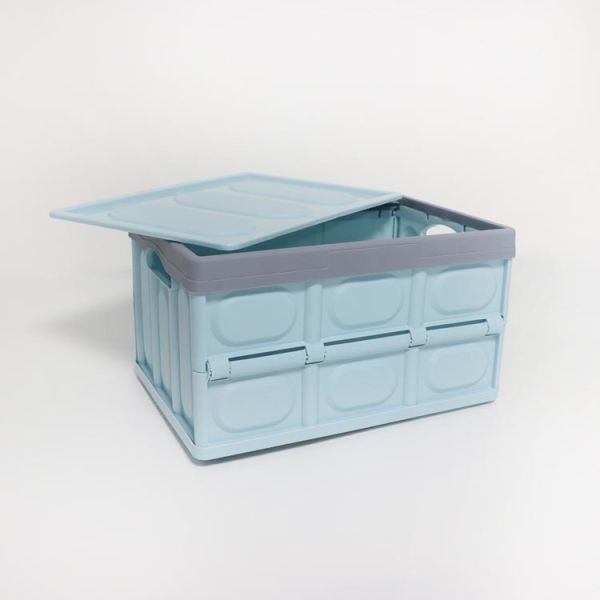 Quality Thickened PP Plastic Collapsible Stackable Storage Bins Dustproof Reusable for sale