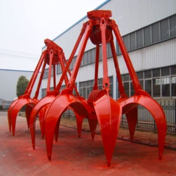 Quality 12 CBM Polyp Hydraulic Grab Bucket Electro Wear Resistant for sale