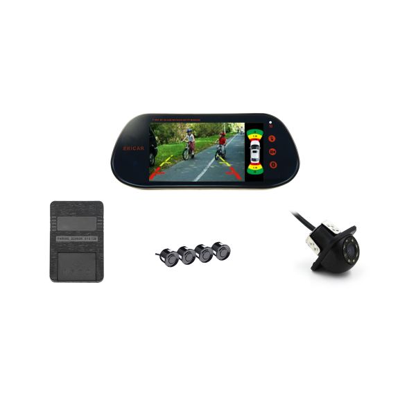 Quality Full Touch Vehicle Backup Sensors 2 Ways Video Input Back Vision Parking System for sale