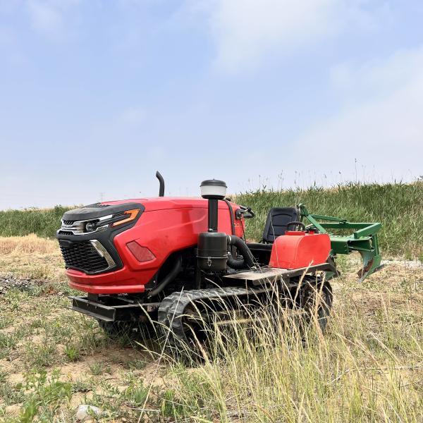 Quality Compact 50HP Dry Land Crawler Tractor With Agricultural Tools for sale