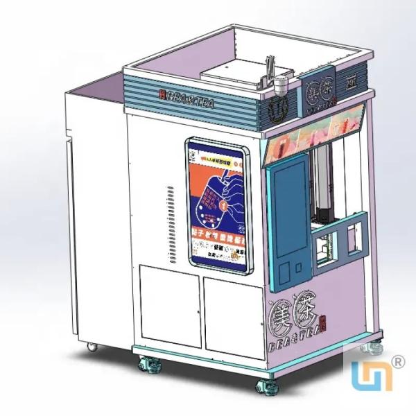 Quality Self Service Vending Machine with 6 Flavors and Fresh Extraction for sale