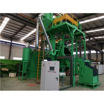 Quality Automic Sa2.5 Rotary Barrel Shot Blasting Machine Direct Coupling Blast wheel for sale