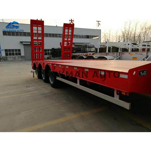 Quality Customizec 70 Tons Low Bed Container Trailer Used For Transport Excavator for sale