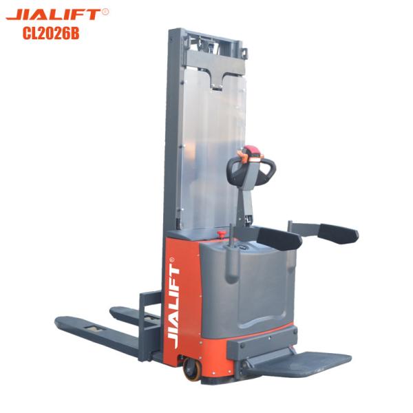 Quality Battery Operated Stacker Electric 2000kg Lifting Height 2600mm for sale