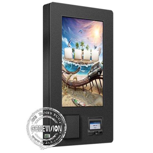 Quality 32" PCAP Touch Screen Self Service Ordering Machine With POS for sale