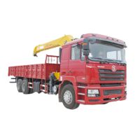 Quality SHACMAN F3000 Crane Truck Mounted XCMG Crane 300HP 6X4 Crane Truck for sale