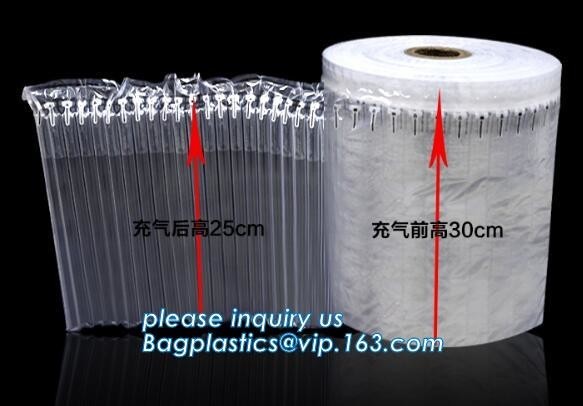 Quality Inflatable packaging airbag roll, transportation packs, shipment packs, carton air cushion bags, customized size, types for sale