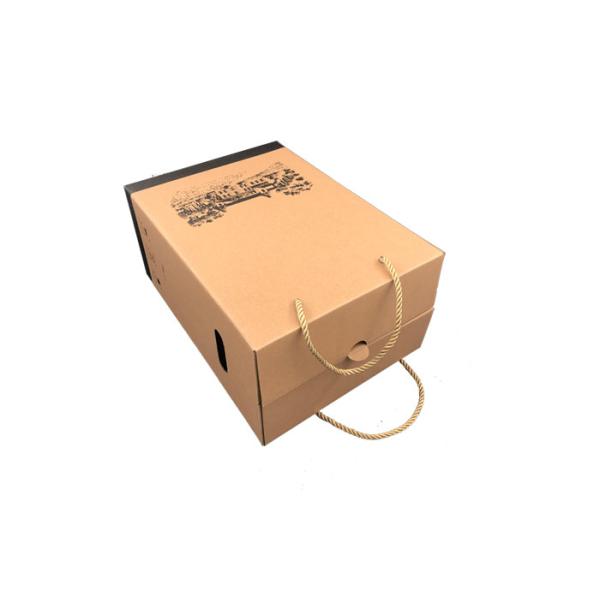 Quality Luxury Recyclable Double Bottle Wine Box Environmental Protection OEM Service for sale