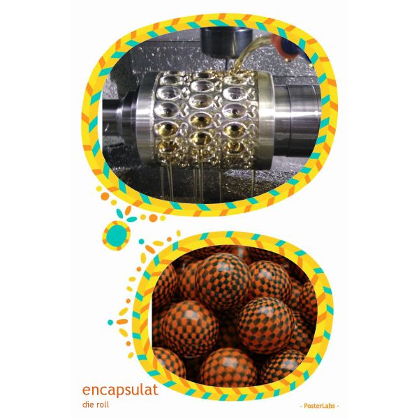 Quality High Efficient SS304 Paintball Making Machine with Automatic Medicine Supply for for sale