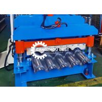 Quality Glazed Steel Colored Roof Tile Roll Forming Machine PPGI for sale
