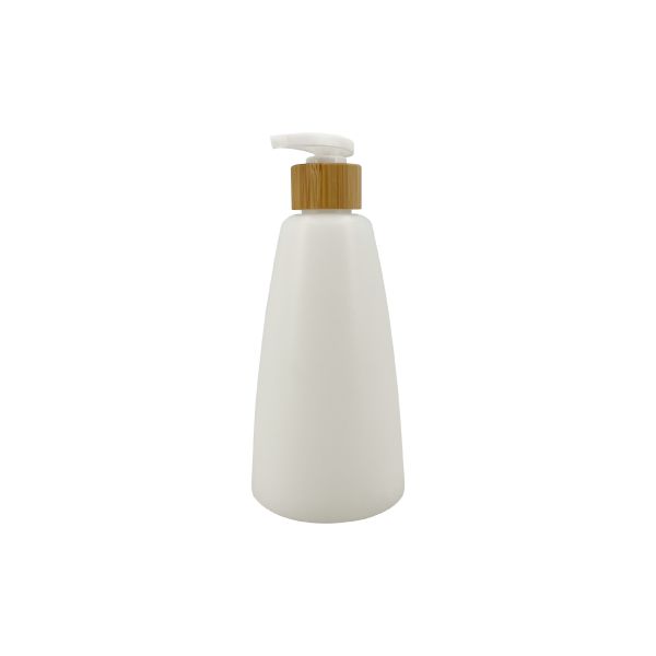 Quality Customizable Plastic Lotion Bottle Conical Matte White Bottle 250ml for sale