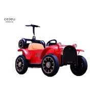 Quality 24KG Kids Ride On Toy Car Red Double Seater Vintage Ride On Car for sale