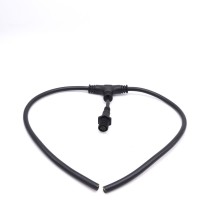 Quality Industrial PVC Weatherproof 3 Way T Cable Connector IP68 Circular Shape for sale
