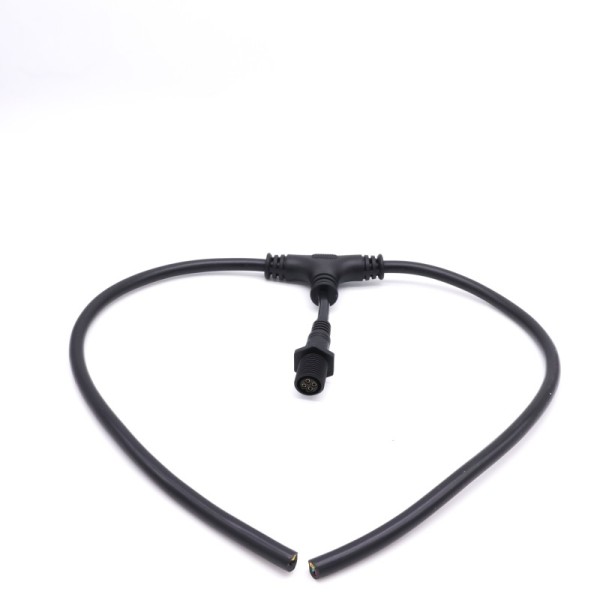 Quality Industrial PVC Weatherproof 3 Way T Cable Connector IP68 Circular Shape for sale