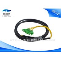 Quality 4 / 8 / 12 Core Waterproof Fiber Pigtails Patch Cords , SC APC Multi Mode Fiber for sale