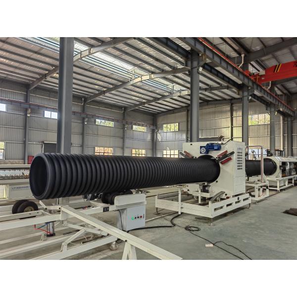 Quality Polythene Single Or Double Wall Corrugated Pipe Production Line for sale