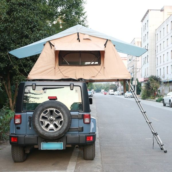 Quality Cheap Full Automatic Lightweight Roof Top Tent Outdoor Camping Soft Top Car Top Tent for sale