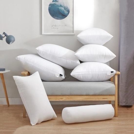 Quality Super Soft 800g 7D Hollow Fiber Microfiber Bed Pillows Customizable for sale