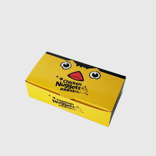 Quality Eco Friendly Paper Fried Chicken Boxes Clamshell For Food Packaging for sale
