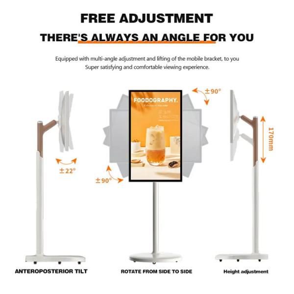 Quality Video Player Floor Standing Smart Screen Tv Stand By Me Tv 27 32 Inch Portable for sale