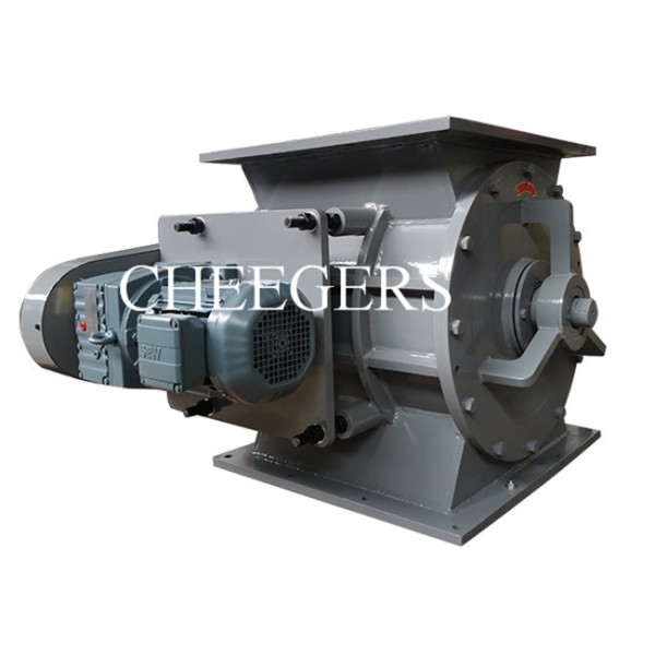 Quality Wood Chips Rotary Discharge Valve 40 Tons/hr Sawdust Rotary Vane Feeder for sale