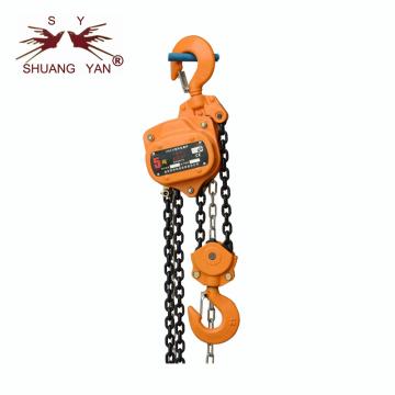 Quality 3M Manual Chain Block 5 TON Customized Double Bearings Corrosion Resistance for sale