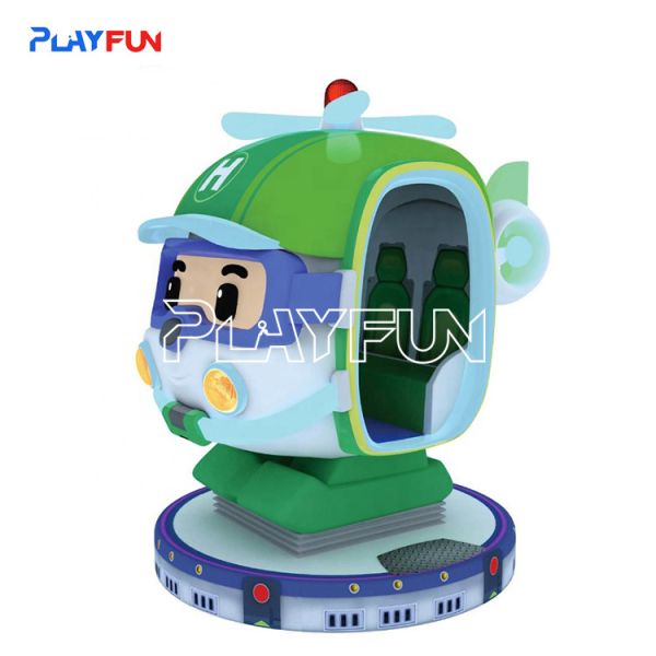 Quality Helicopter coin operated interactive games kiddie swing rides flying expert for sale