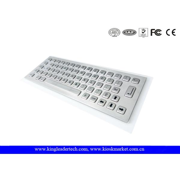 Quality 304 Stainless Steel Industrial Mini Keyboard High Vandal-Proof With 64Keys for sale