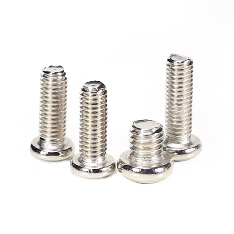 Quality Nickel-plated carbon steel PM round head Phillips screws, pan head machine screws, small screws, wholesale furniture screws, complete range, m3, m4, m5, m6 for sale