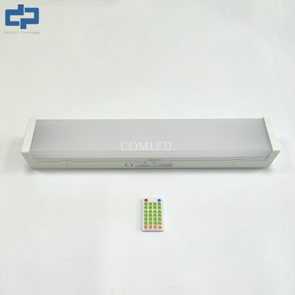 Quality 36W 1200mm Emergency LED Batten Light IP20 IK10 Industrial Fixture for sale