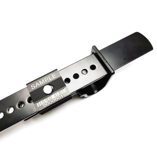 Quality ISO17712 Heavy Duty Trailer Cargo Lock Container Barrier Seal Print Area 55*13 for sale