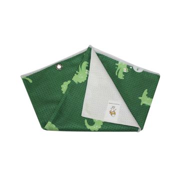 Quality Sublimation Cooling Microfiber Golf Towel Custom Logo Printed for sale