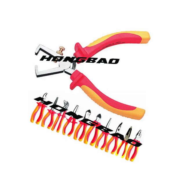 Quality 8" 200mm 1000V VDE Hand Tools Set Insulation Stripping Pliers Cable Crimping for sale