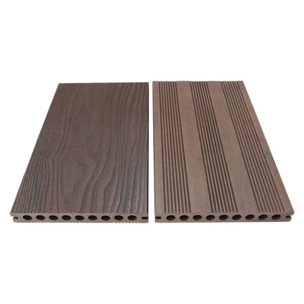 Quality Free Maintenance WPC Hollow Composite Deck Board Colored Composite Lumber 200*25mm for sale