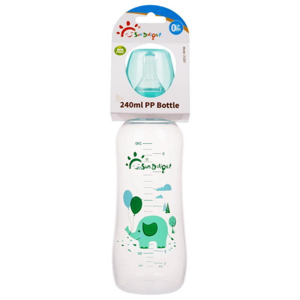 Quality 110℃~120℃ PP Polypropylene 8oz 240ml Infant Baby Bottles for sale