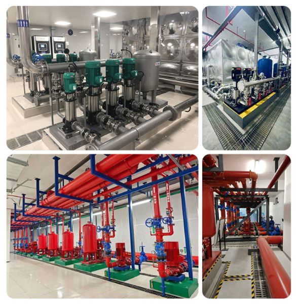 Quality Long Axis Multi Stage Fire Fighting Water Supply System Vertical Stabilizing 0 for sale