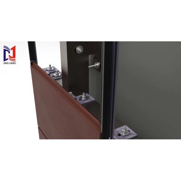 Quality Terracotta Ventilated Facade Support System for 18mm Panels with Low Maintainanc for sale