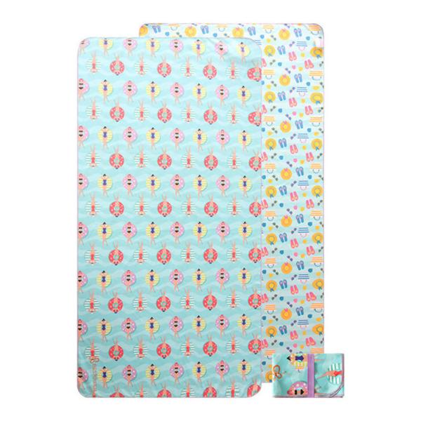 Quality Custom Printed Soft Beach Towel Quick Drying Sand Free for sale