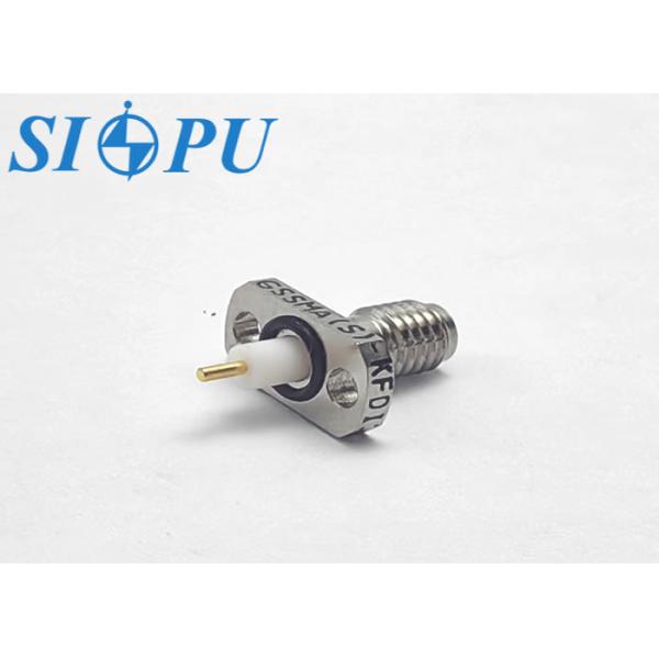 Quality SSMA Female Microstrip RF Coaxial Connector – Two-Hole Flange Mounted for sale
