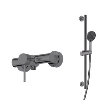 Quality Wall Mounted Single Lever Bath Mixer Tap With Shower for sale