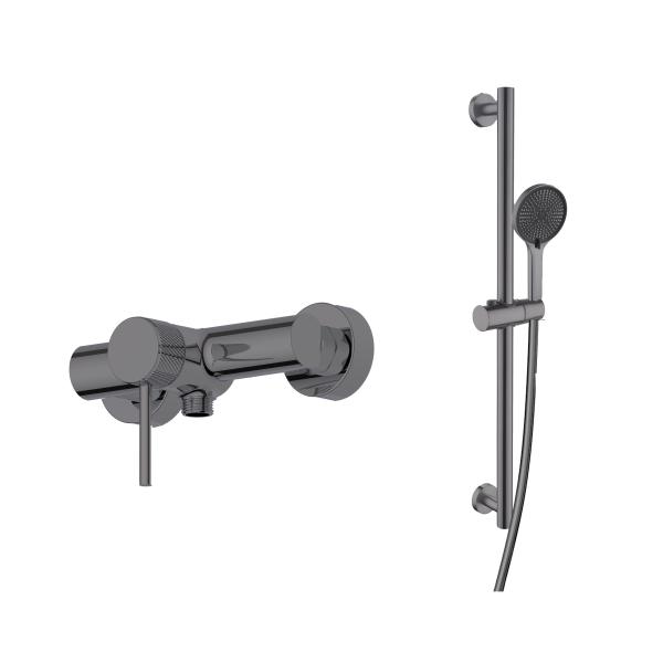 Quality Wall Mounted Single Lever Bath Mixer Tap With Shower for sale