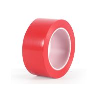 Quality Red Self Adhesive PVC Tape 50mm For Communications Wiring for sale