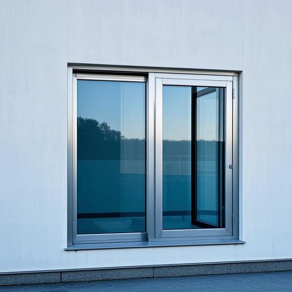 Quality Modern Sliding Open White Aluminum Window Soundproof With Multi Point Lock for sale